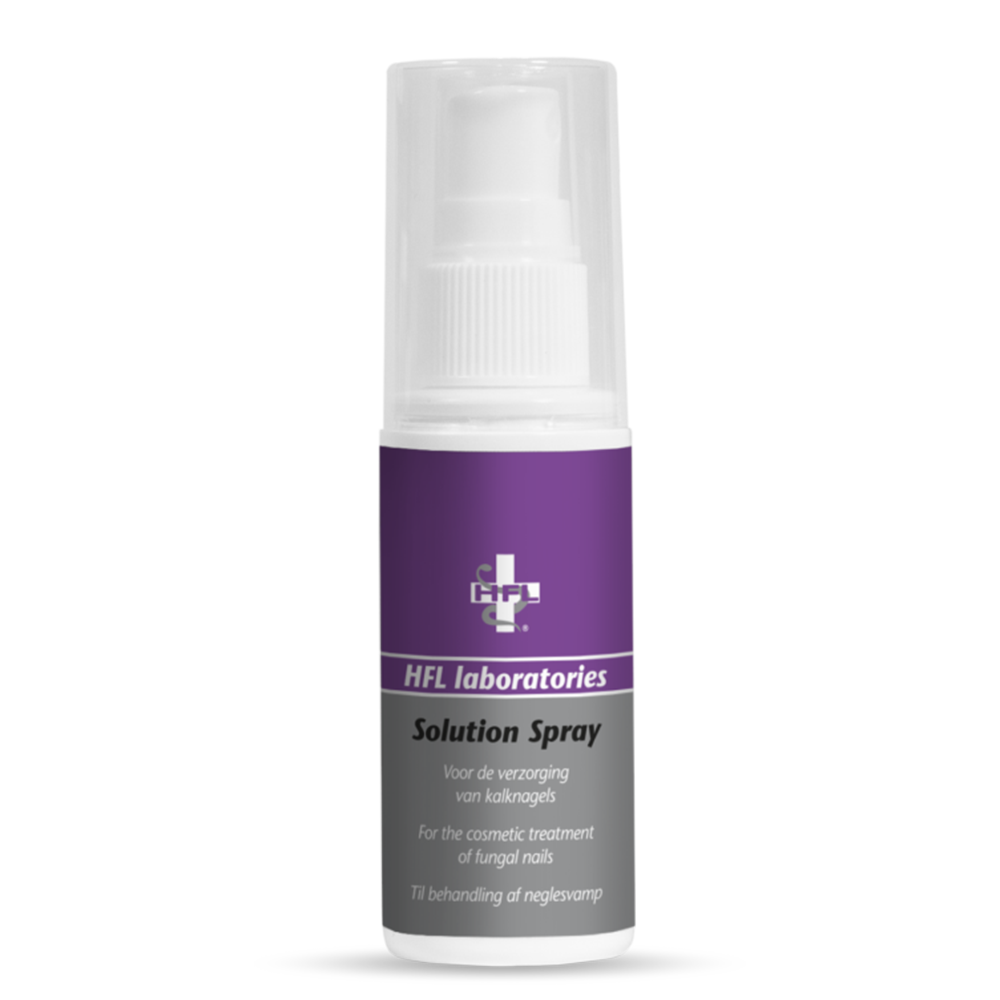 HFL Solution Spray | Cosmetische verzorging van kalknagels